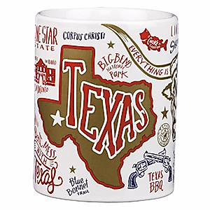 Primitives by Kathy 33554 Lol Made You Smile Coffee Mug, 20-Ounce, Texas