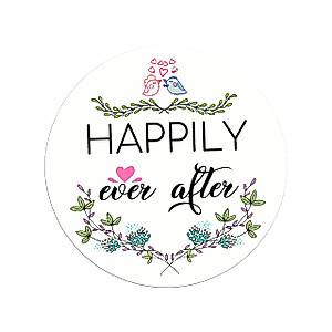 Happily Ever After Wedding Favor Wedding Stickers Wedding Favor Gift Labels Stickers-120PCS