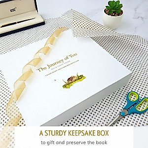 Baby Memory Book for Girl or Boy - First 5 Year Unisex Woodland Animal Keepsake to Log New Born 1st Milestone - Gender Neutral Photo Album - Parent Scrapbook Journal - Pregnancy Gift for Expecting Mom