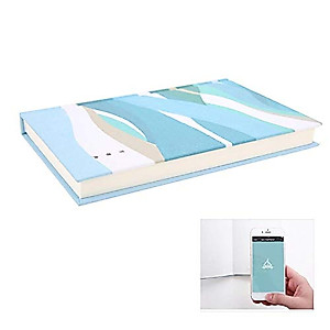 Jeanoko with Bag Voice Recorded Binding Book Lovely Cute Audio Notebook Stationery Boys Girls for DIY Birthday Gift Handbook