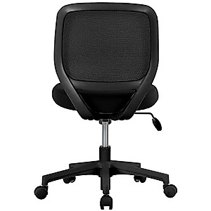 Realspace® Adley Mesh/Fabric Low-Back Task Chair, Black, BIFMA Certified