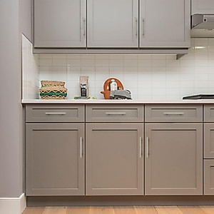 30 Pack 7.38 inch Cabinet Pulls Brushed Nickel Stainless Steel Kitchen Cupboard Handles Cabinet Handles, 5 inch Hole Center