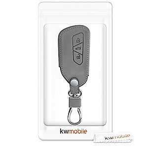 kwmobile Key Cover Compatible with VW Golf 8 - Grey