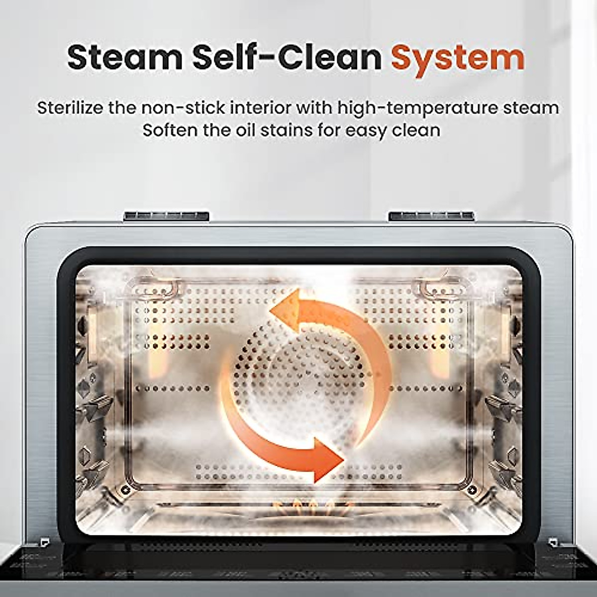 FOTILE ChefCubii 4-in-1 Countertop Convection Steam Oven, Air Fryer, Dehydrator with True Convection Bake, Steam-Bake, Broil, 40+ Preset Menu and Steam Self-Clean, 1 CFT