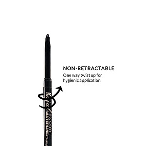 VASANTI Kajal Waterline Eyeliner Pencil - Long-lasting, Waterproof, Smudge-proof, Safe for Sensitive Eyes, Waterline Eye Liner - Opthalmologist Approved and Tested (Rich Brown)