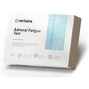 Adrenal Fatigue Test – Saliva Test Kit for Diurnal Cortisol Levels and DHEA – Measure 4 Salivary Cortisol Levels and 1 DHEA Level to Determine Cause of Anxiety, Depression, etc. - Verisana