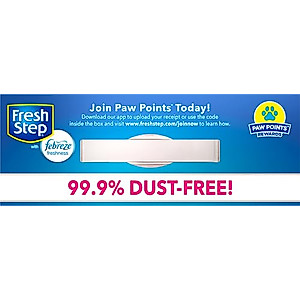 Fresh Step Clumping Cat Litter, Odor Shield, Long Lasting Odor Control Kitty Litter with Activated Charcoal, Low Dust Formula, 14 lb (Pack of 2)