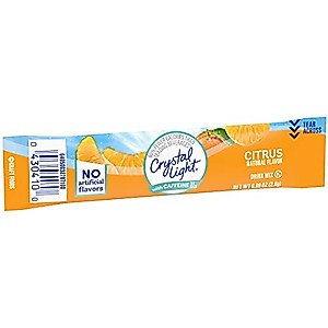 Crystal Light Sugar-Free Energy Citrus On-The-Go Powdered Drink Mix 10 Count