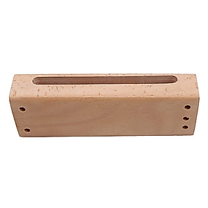 Solid Wood Rhythm Block with Mallet, Musical Percussion Instrument