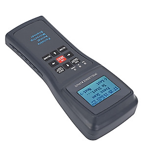 Microchip Tag Reader, Handheld LCD Screen Pet Microchip Scanner Rechargeable Battery for Animal Ear Tag (#1)