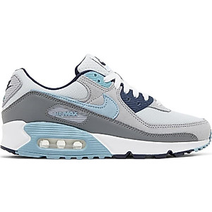 Nike Air Max 90 Men's Shoes (Pure Platinum/Worn Blue, us_Footwear_Size_System, Adult, Men, Numeric, Medium, Numeric_9)