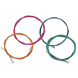 Electric Bass Guitar Strings Colorful Guitar String Alloy Wound Electric Bass Strings Accessories
