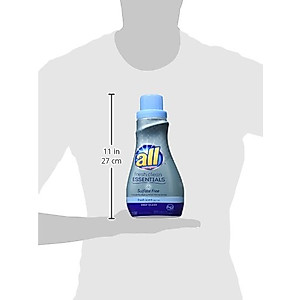 all Fresh Clean Essentials Laundry Detergent, Sulfate Free, Fresh Scent, 30 Fl Oz (Pack of 2)