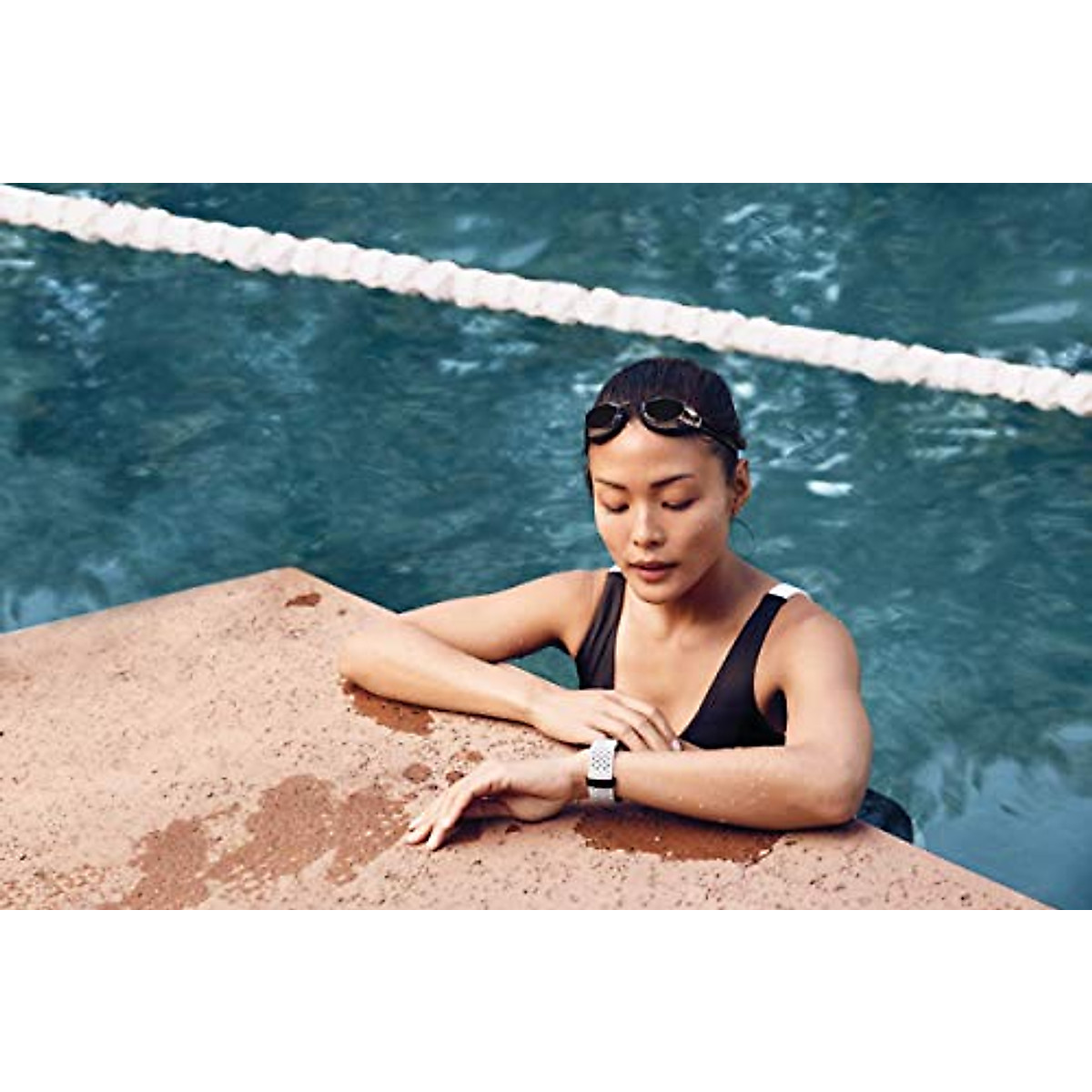 Fitbit Charge 3 SE Fitness Activity Tracker Graphite/White Silicone, One Size (S & L Bands Included) (Renewed)