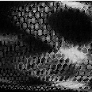 V2 Hex Carbon Black Vinyl Car Wrap (1.5ft x 5ft)