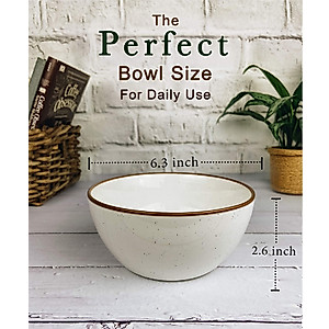 Mora Ceramic Bowls and Plates Set, Vanilla White - Cereal Bowls and Salad Plates Bundle - Dishwasher, Microwave, and Oven Safe