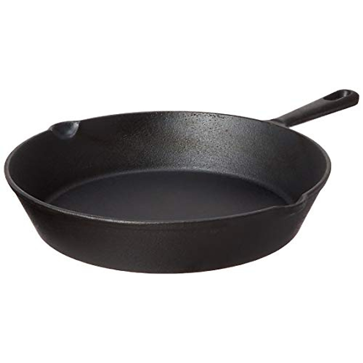 Jim Beam Su Set of 3 Pre-Seasoned Cast Iron Skillet Set | Heavy-Duty Construction for Superior Heat Retention & Even Cooking,6 1/4,7 3/4,9 3/4 , Black