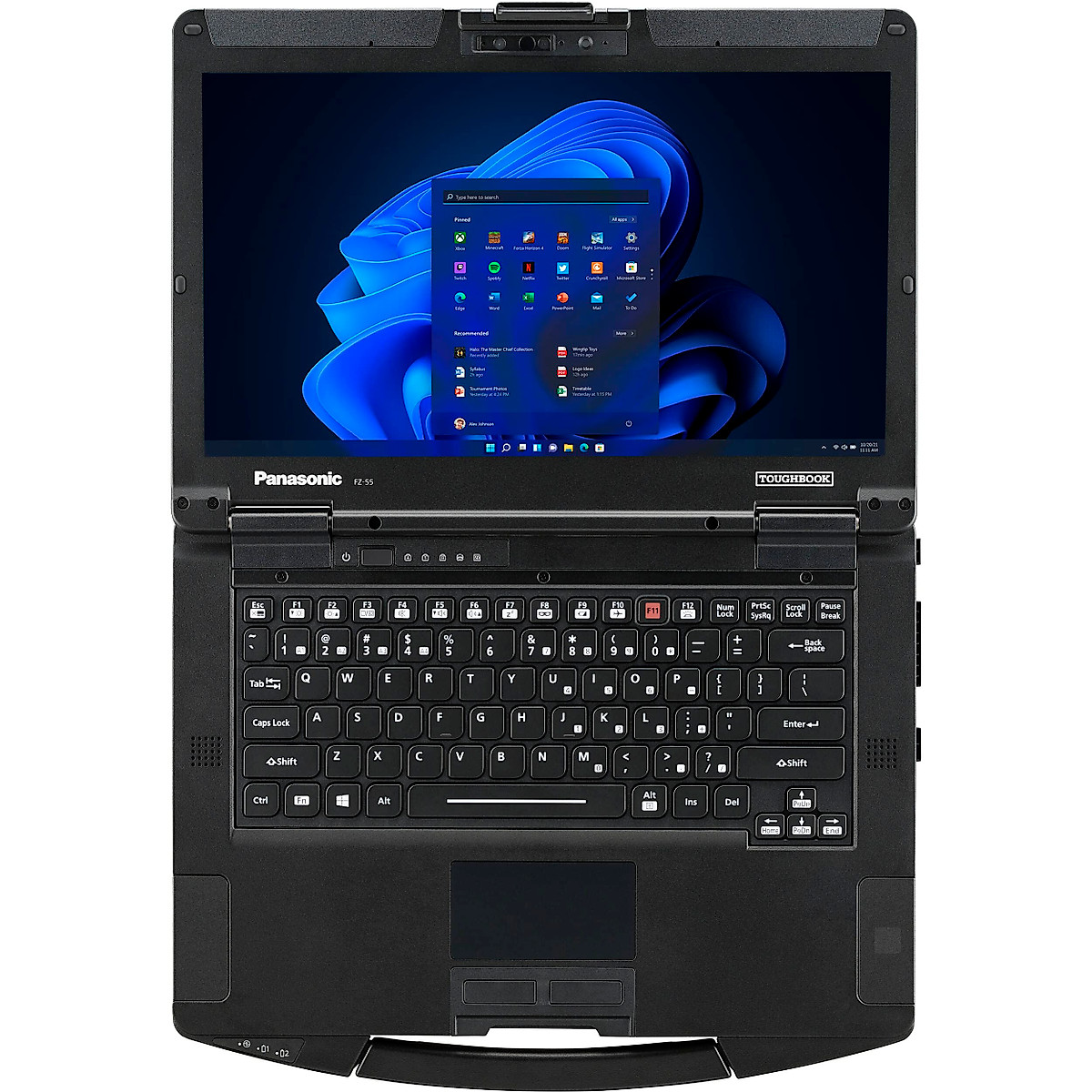 Panasonic Toughbook FZ-55 14” HD LED Laptop Computer – 11th Gen Intel Core i5-1145G7 Quad-Core up to 4.40 GHz Processor, 64GB DDR4 RAM, 512GB PCIe NVMe SSD, Intel Iris Xe Graphics, Windows 11 Pro