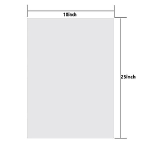 Amsthow Cellophane Gift Bags 18 x 25-inch Clear Plastic Bags with Ties for Favors Gift Baskets Gift Wrapping (20Pcs 1.4Mil Thick)