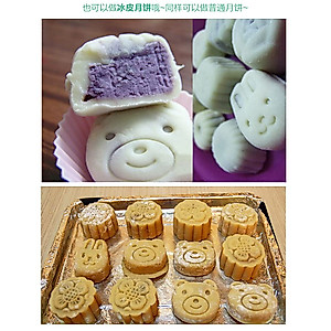 3Pcs Boiled Egg Mold Cute Cartoon 3D Egg Ring Mould Bento Maker Cutter Decorating Egg Tool 5 * 4.5 * 5CM