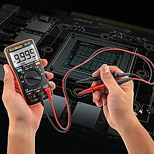 Autoranging Multimeter Kit, ANENG AN8009 Digital Multimeter Tester with Leads Test Probe AC/DC Voltage Electronic Meter