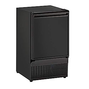 U-Line U-BI98B-00A 15" Under Counter Crescent Ice Maker, Black (Renewed)