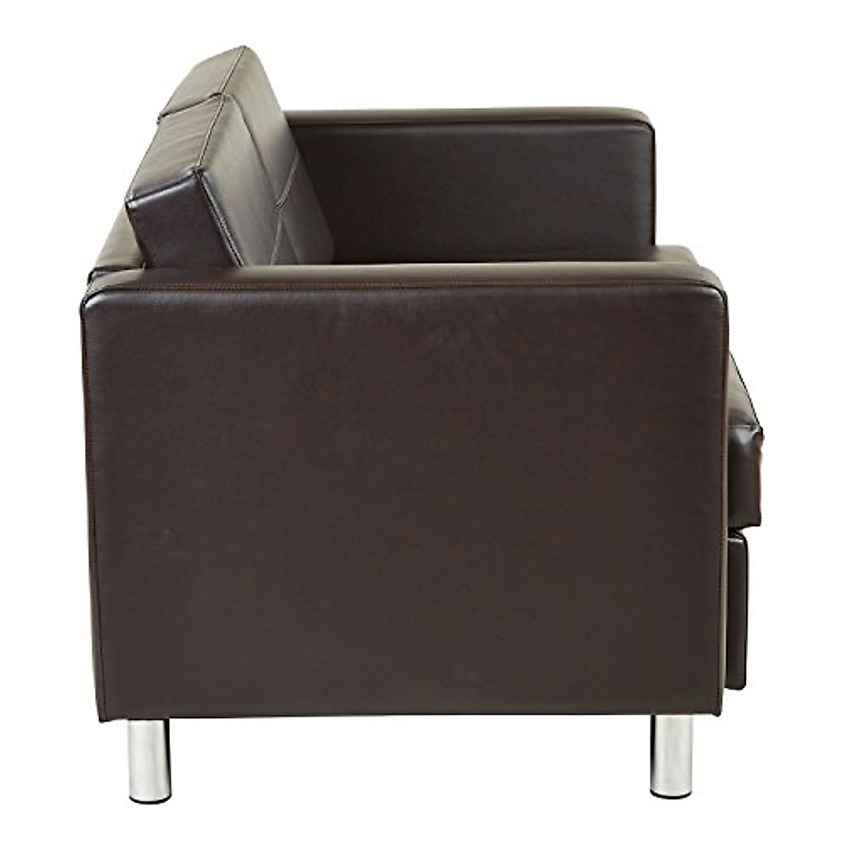 Work Smart/Ave Six Pacific Loveseat, Espresso