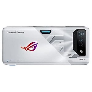 ASUS ROG Phone 7 5G Dual 512GB 16GB RAM Factory Unlocked (GSM Only | No CDMA - not Compatible with Verizon/Sprint) Tencent Version - White