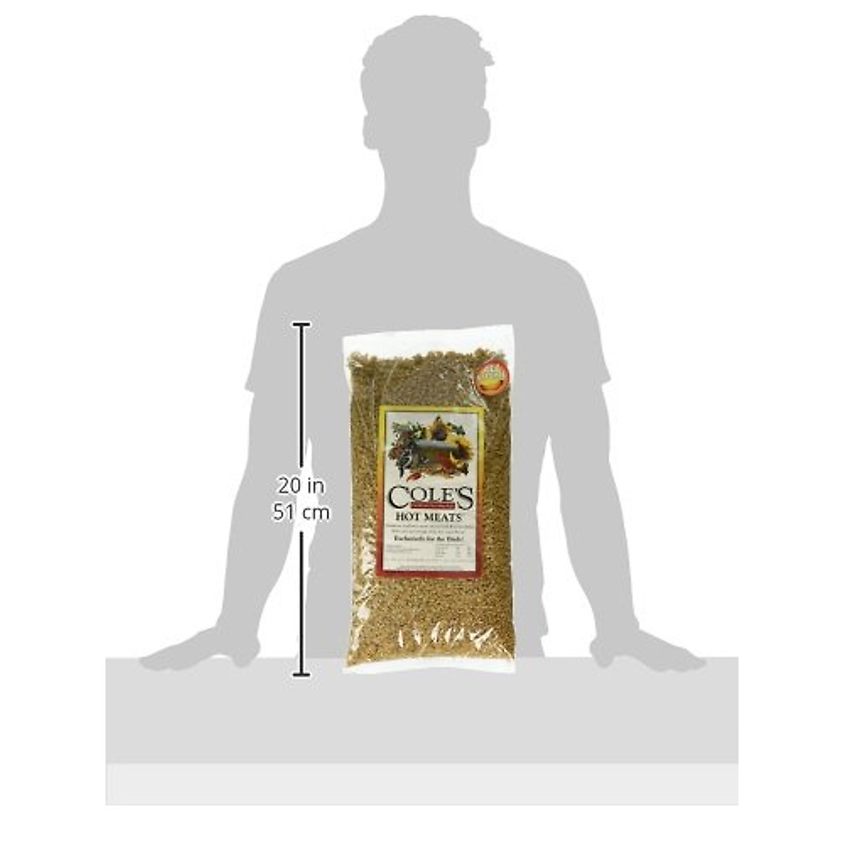 Cole's HM05 Hot Meats Bird Seed, 5-Pound