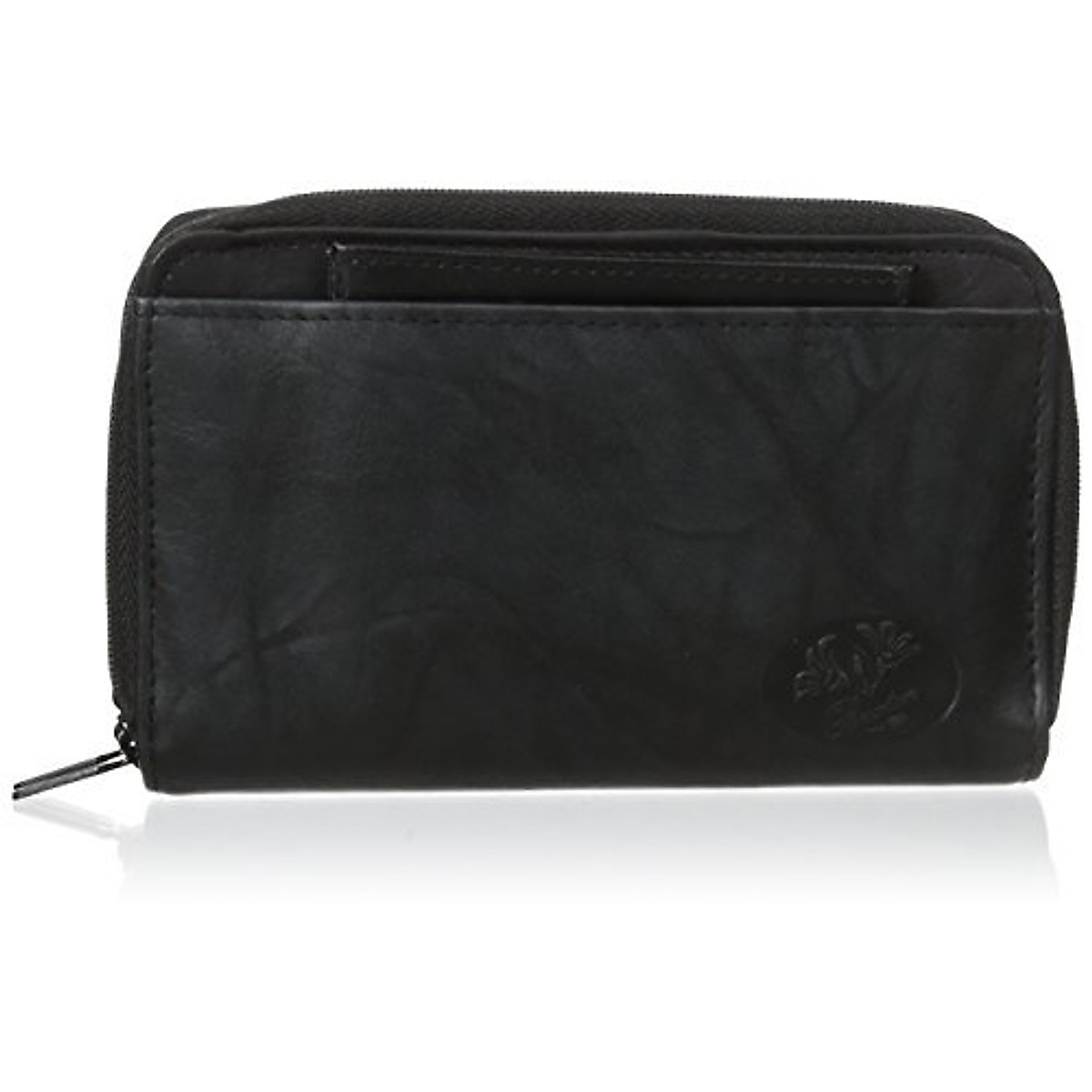 Uxton Heiress Double Zip-around Indexer (Black-RFID Protected)