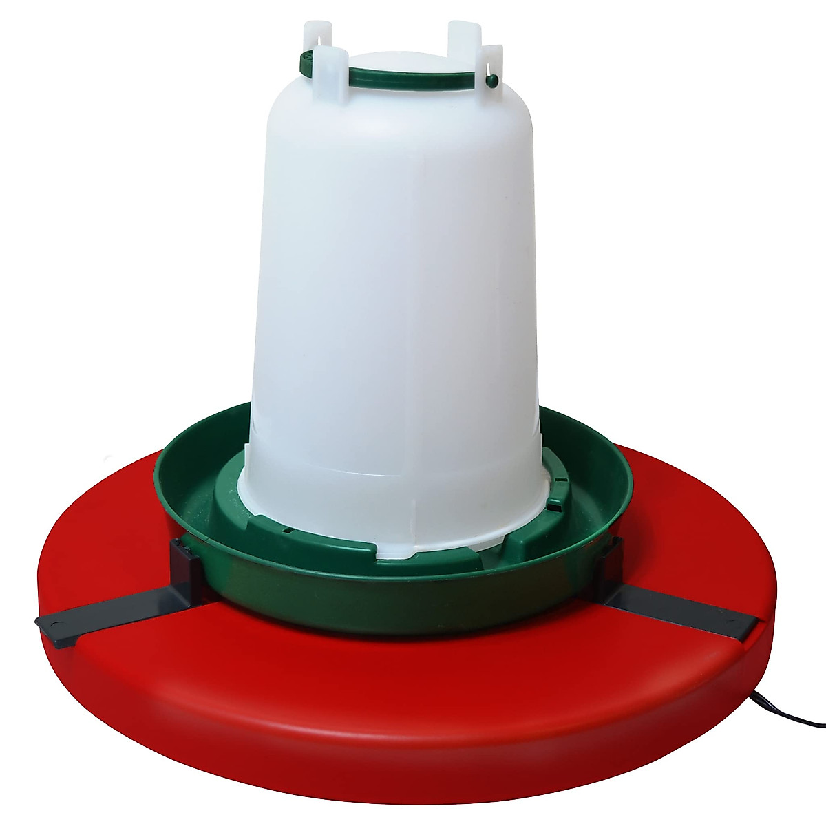 RentACoop 12" Poultry Deicer Base – Electric Heated Warmer for Poultry Waterers in Winter, Freeze Proof, Indoor/Outdoor Use