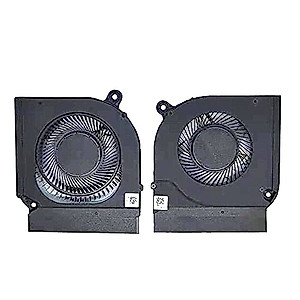 QUETTERLEE Replacement New Laptop CPU+GPU Cooling Fan for Acer Predator AN515-55 AN515-44 AN515-56 AN515-57 AN515-45 AN517-41 AN517-52 AN517-53 AN517-54 N20C1 AN715-52 Series FMAQ+ FML9 DC5V 0.5A Fan
