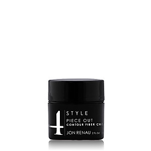 Jon Renau Piece Out Contour Fiber Crème for Synthetic, Heat Friendly and Human Hair, Wig Styling Cream - 2 Fl Oz