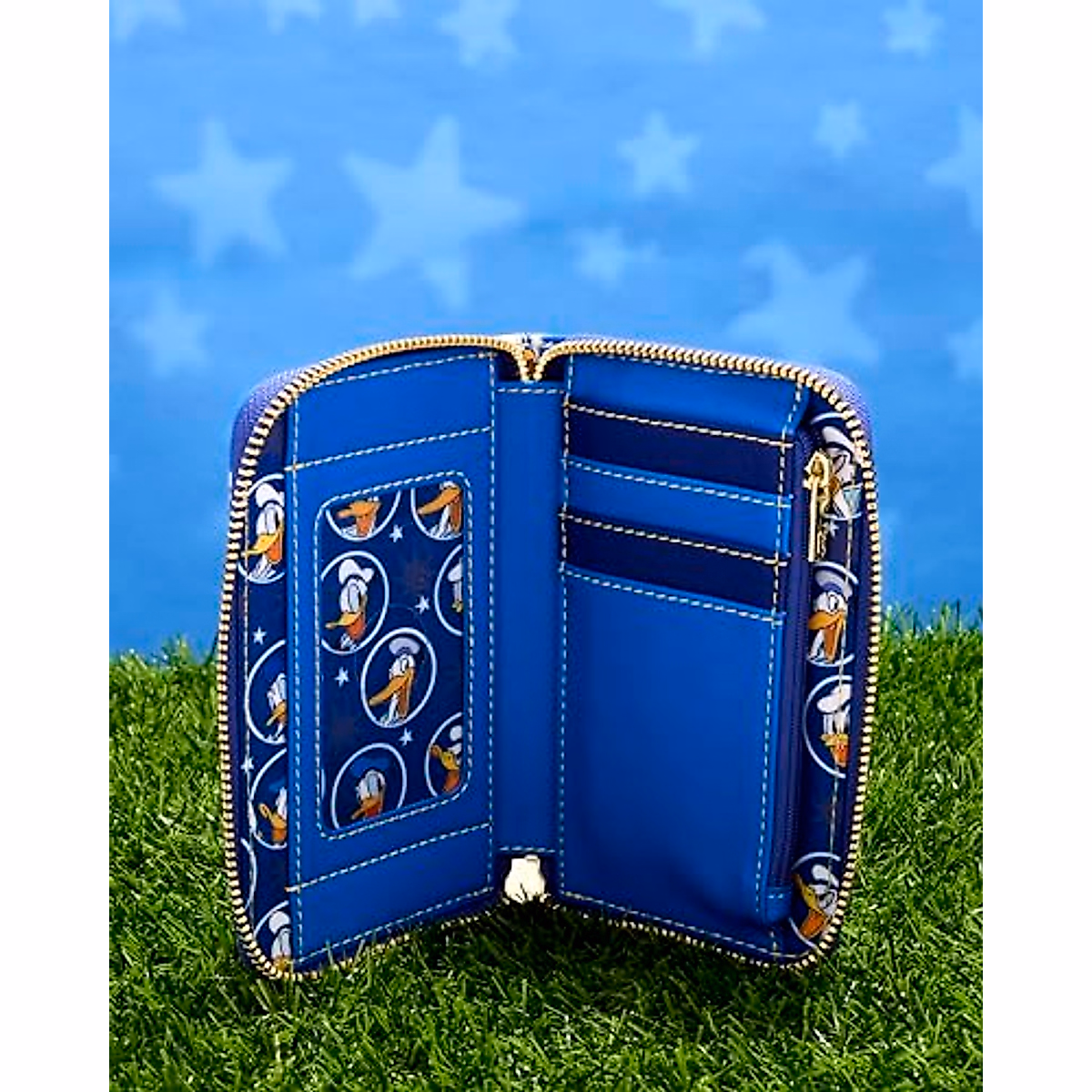 Loungefly Disney Donald Duck 90th Anniversary Wallet, Amazon Exclusive