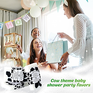 Dimsile 50 Pcs Cow Theme Soap Bar Dairy Cow Pattern Soap with Thank You Cards for Guests Glycerine Handmade Bath Soaps Animals Soap Favors Girl Boy Birthday Baby Shower Favors Bulk for Guest