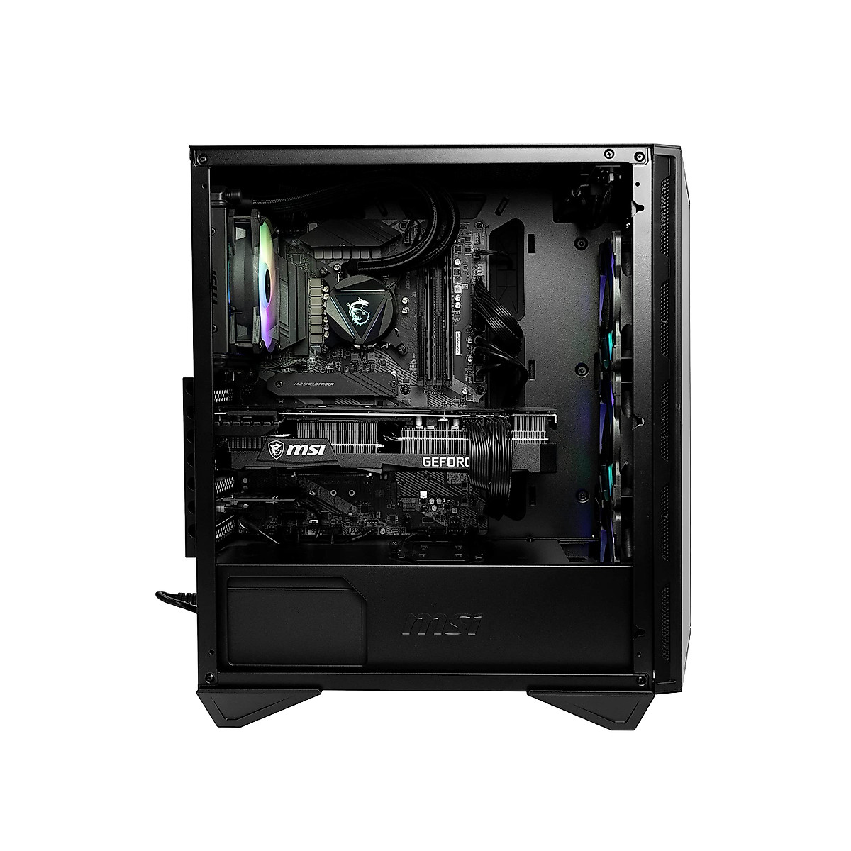 MSI Aegis RS (Tower) Gaming Desktop, Intel Core i9-11900KF, GeForce RTX 3070 Ti, 32GB RGB Memory (Dual-CHL), 1TB SSD, WiFi 6E, Liquid Cooling, USB Type-C, VR-Ready, Windows 10 Home Adv. (11TE-243US)