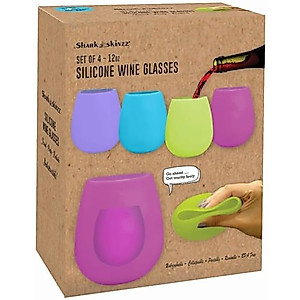 shark skinzz silicone wine glasses