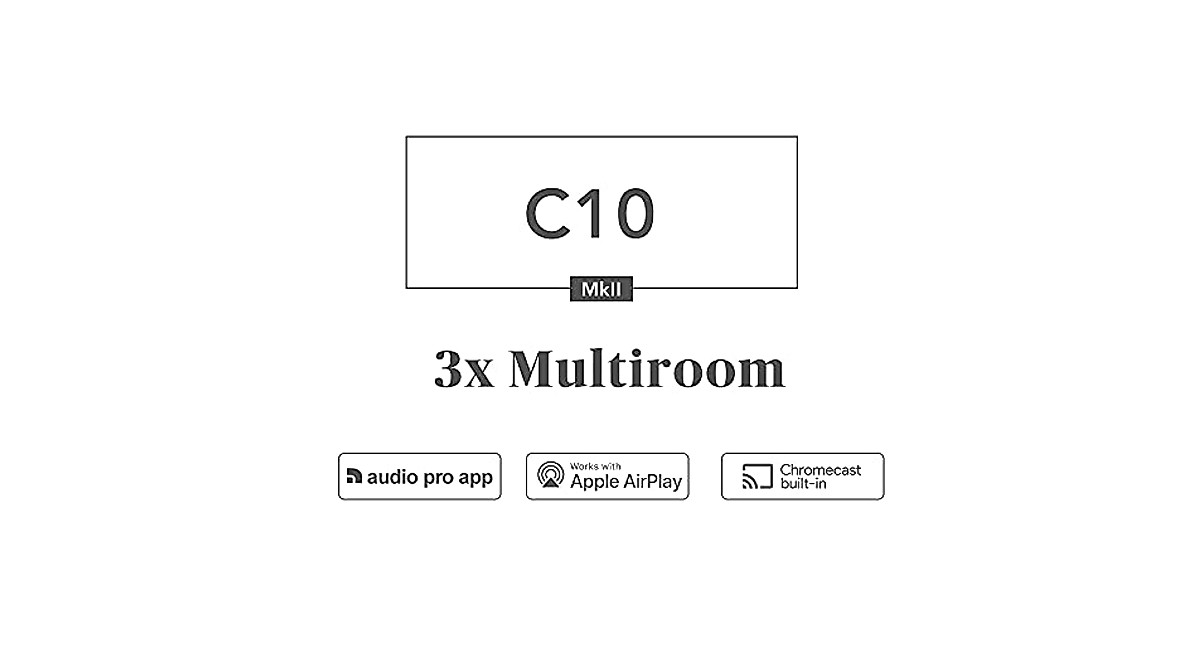 Audio Pro Addon C10 MKII Wireless Speaker - High Fidelity Multi-Room Audio