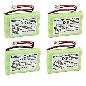 Kastar 4-Pack Ni-MH Battery 3.6V 1000mAh Replacement for Summer Infant Monitor Battery 29030-10, 29600-10, SANIK 29030-10, Summer Infant Wide View 29030 Parent Handheld Baby Monitor