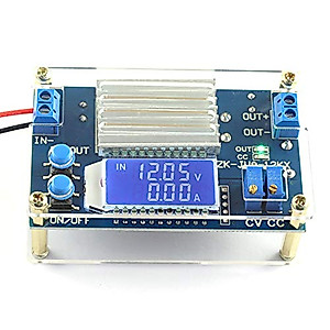 DZS Elec DC-DC Buck Converter Module 5.3-32V 24v to 1.2-32V 5v 9v 12v 12A 160W Large Power Adjustable Step Down Voltage Regulator CC CV Power Supply with LCD Display