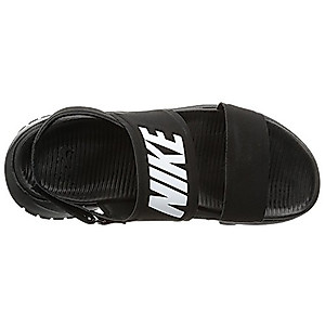 Nike Tanjun Sandal Womens, Black/White, Size 8.0