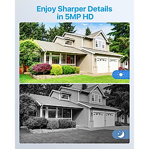 ZOSI 8CH 5MP PoE Home Security Camera System,H.265+ 8 Channel 5MP NVR with 1TB Hard Drive,4pcs Wired 5MP Outdoor Indoor PoE IP Cameras,120ft Night Vision,Motion Alert,Remote Access for 24/7 Recording