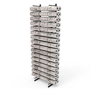 Wall Mount Blueprint Storage Rack Hanging Poster Display Rack Blueprint Roll File Holder,Art Paper Racks,Bulletin Board Paper Roll Holder Rack