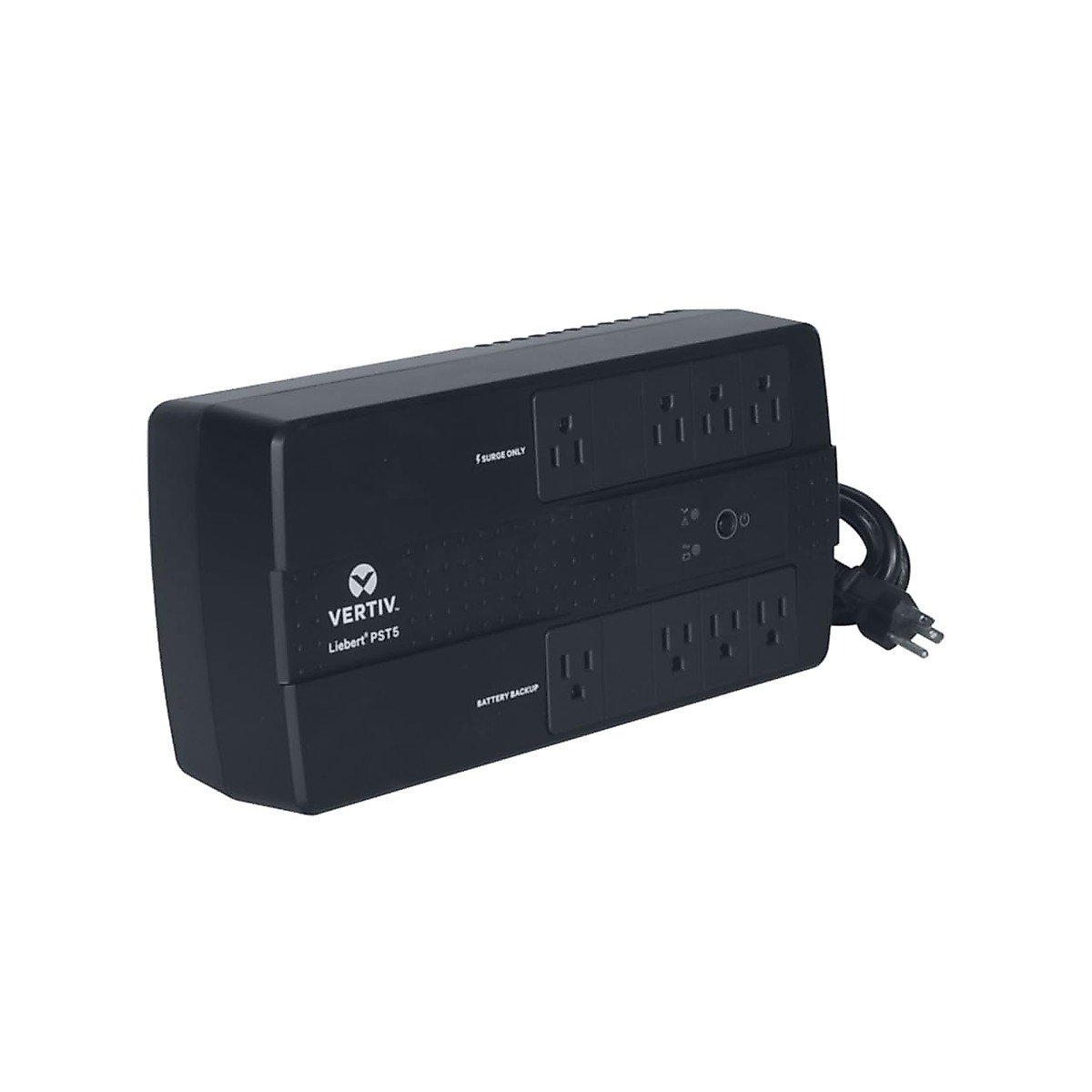 Vertiv Liebert PST5 UPS - 350VA 200W 120V Standby Power, 8 Outlets, Battery Backup with Surge Protection, Energy Star Certified, 3 Year Warranty, Free Software for Controlled Shutdown (PST5-350MT120)