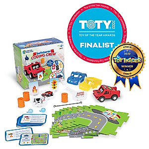 Learning Resources Switcheroo Coding Crew - 46 Pieces, Ages 4+ STEM Toy for Kids, Coding Toy, Interactive Robot
