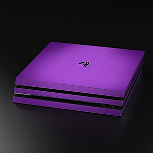 Purple Burst Full Faceplates Skin Decal Wrap with 2 Piece Lightbar Decals for PlayStation 4 Pro