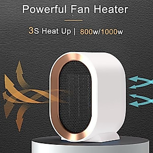 electric space heaters for indoor use: plug in portable small room personal heater with fan for bedroom bathroom | 1200 watt mini heater for office under desk table quiet handy 300 sq ft air heat