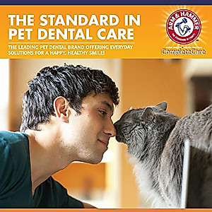 Arm & Hammer For Pets Complete Care Cat Dental Mints, 40 Count | Chicken Flavored Cat Dental Treats for Fresh Breath and Tartar Control | Baking Soda Enhanced Formula with Natural Ingredients
