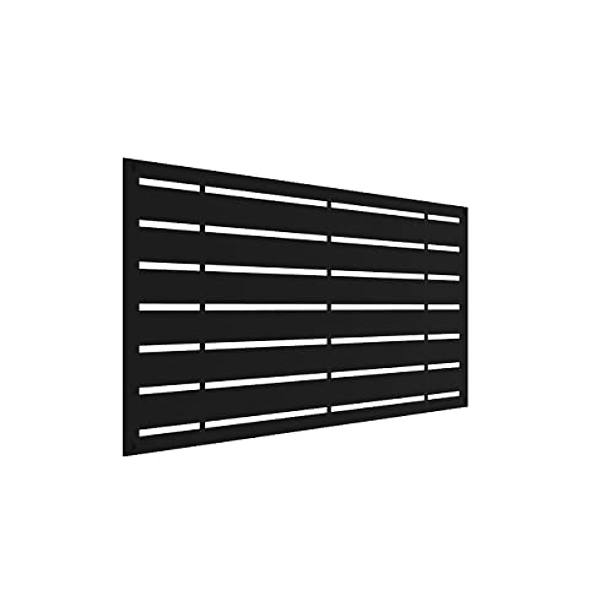 Barrette Outdoor Living 73030581 Boardwalk Decorative Screen Panel, Black