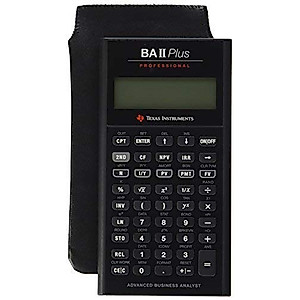 Texas Instruments BA II Plus Professional Financial Calculator IIBAPRO/CLM/1L1/D